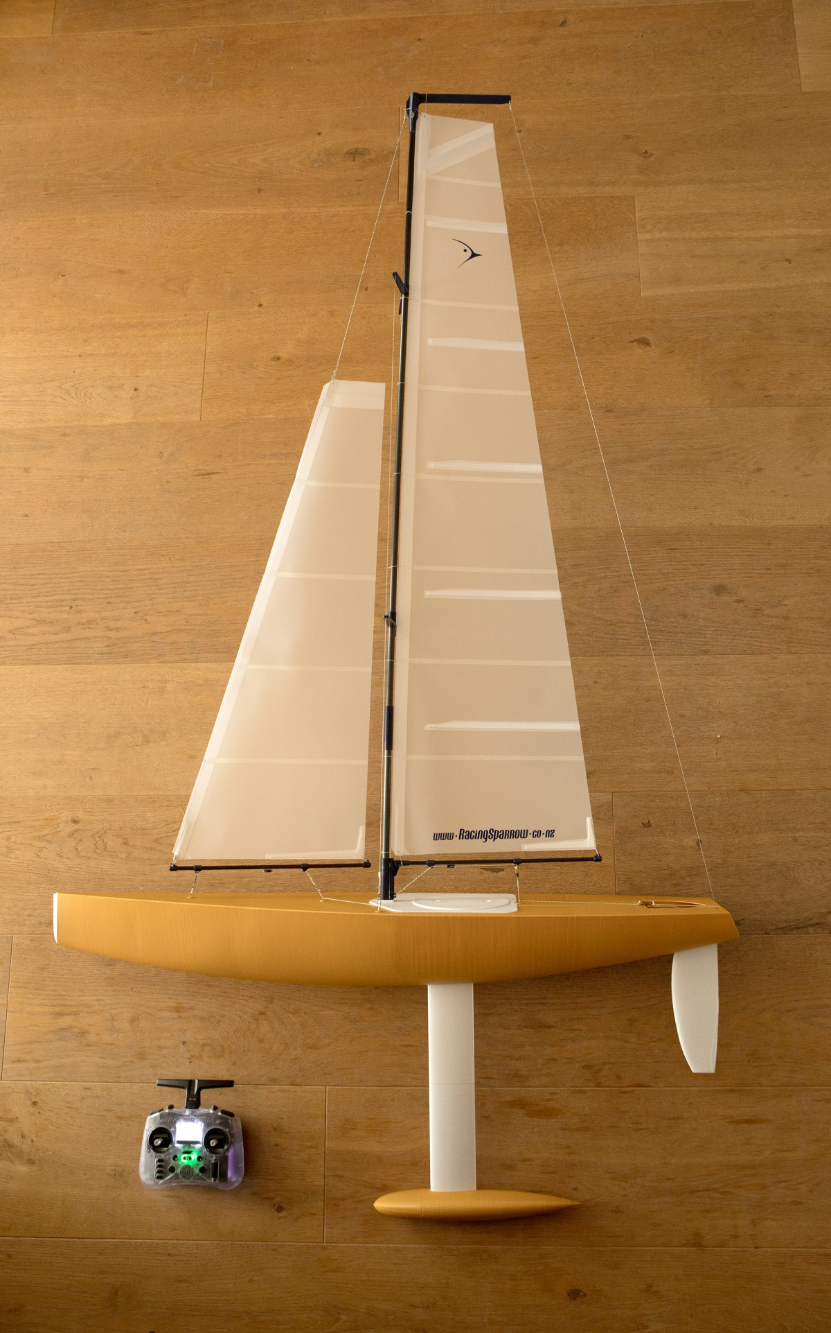 RacingSparrow 1000 3D Printed Model Sailboat